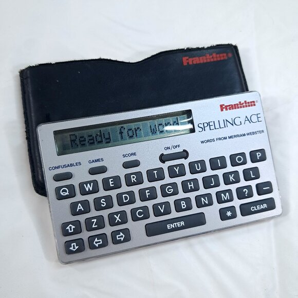 Franklin | Other | Franklin Spelling Ace Sa95 Merriam Webster Spell ...